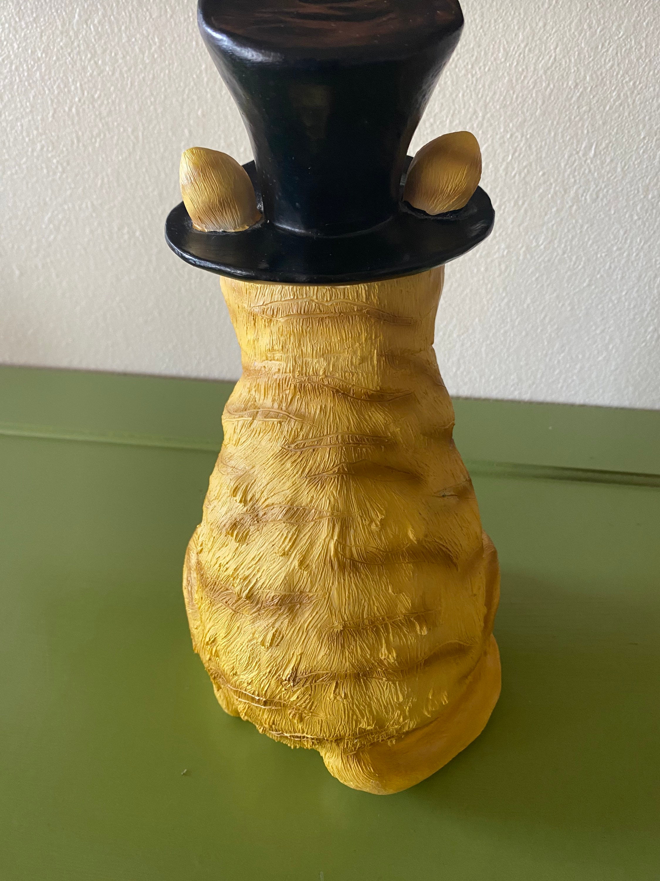 Quirky Cat in a Top Hat Cast Figure - Etsy