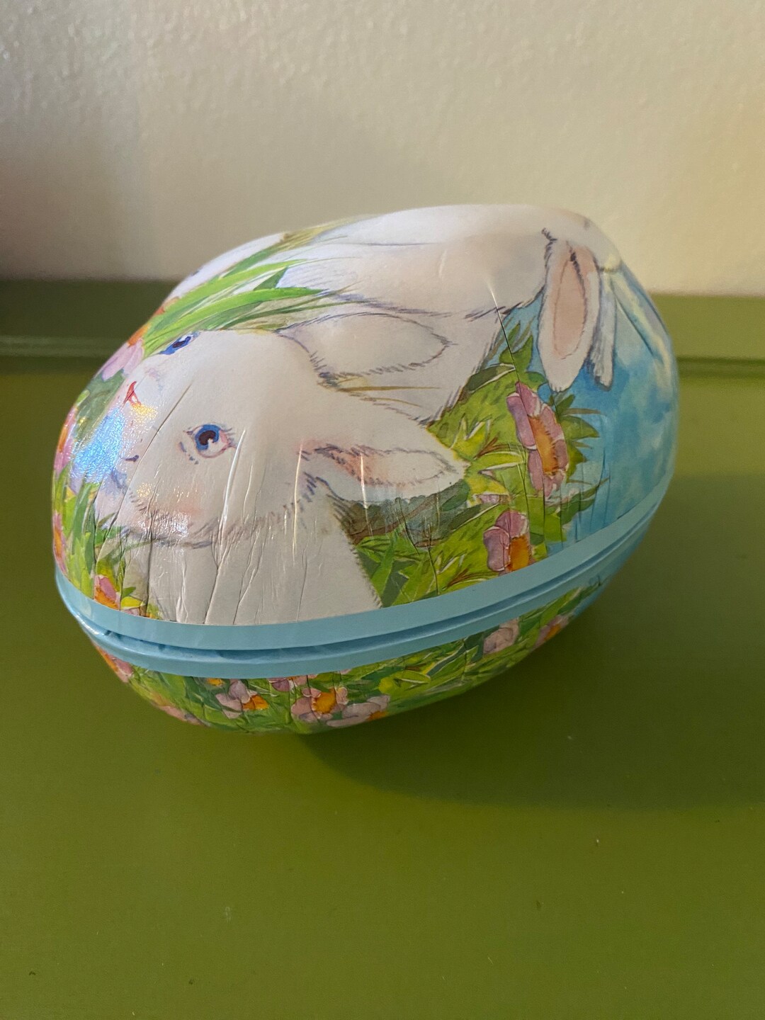 Vintage Paper Mache Easter Egg Box - Etsy
