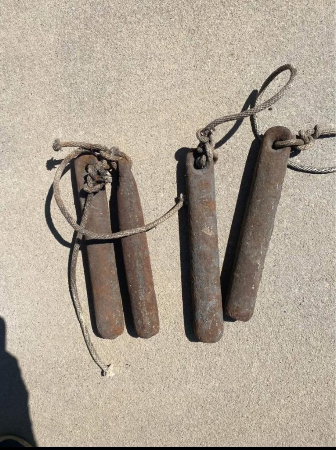 4 Vintage Window Sash Weights - Etsy