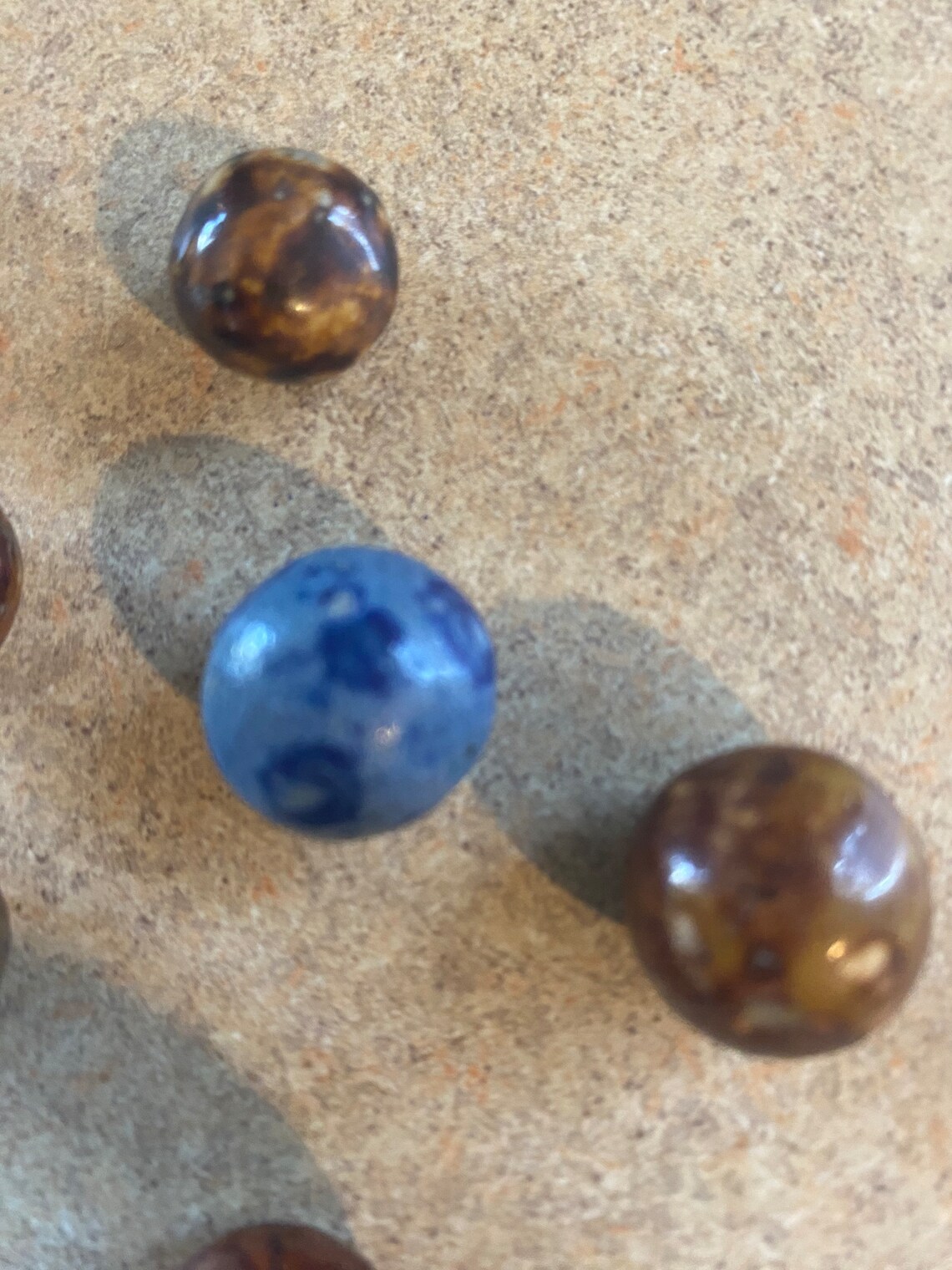 9 Antique Bennington Clay Marbles - Etsy