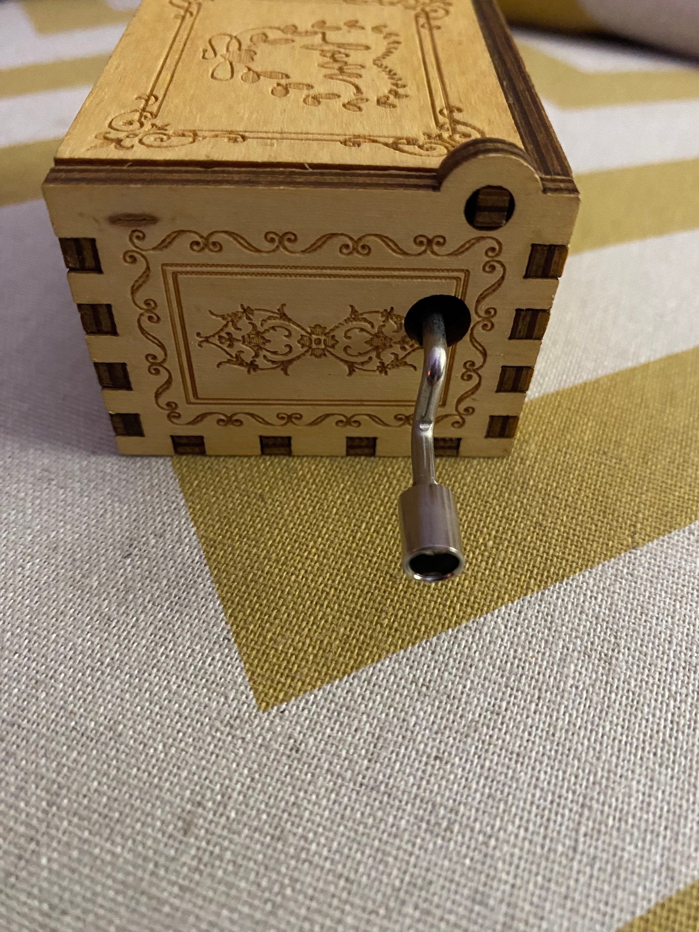 Adorable Tiny Wooden Crank Music Box - Etsy