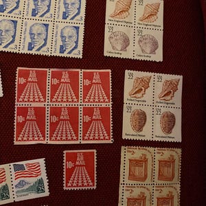 63 Vintage Unused Postage Stamps (BAA) - Etsy