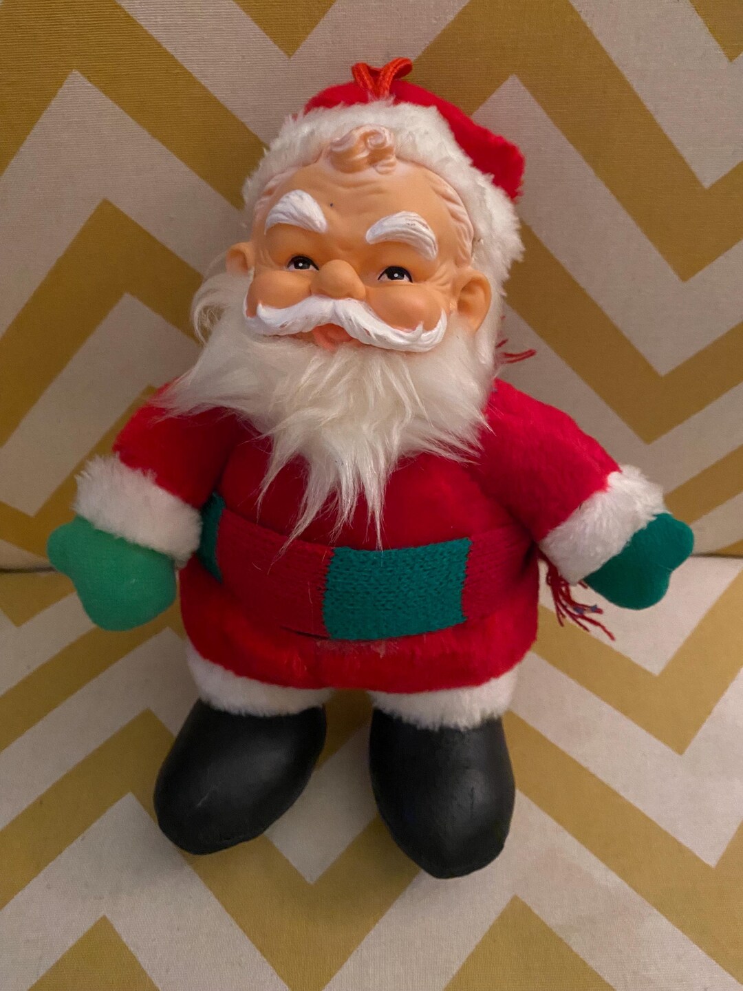 Vintage R. Dakin Fun Farm Santa Claus Plush Figure (gra-1) - Etsy