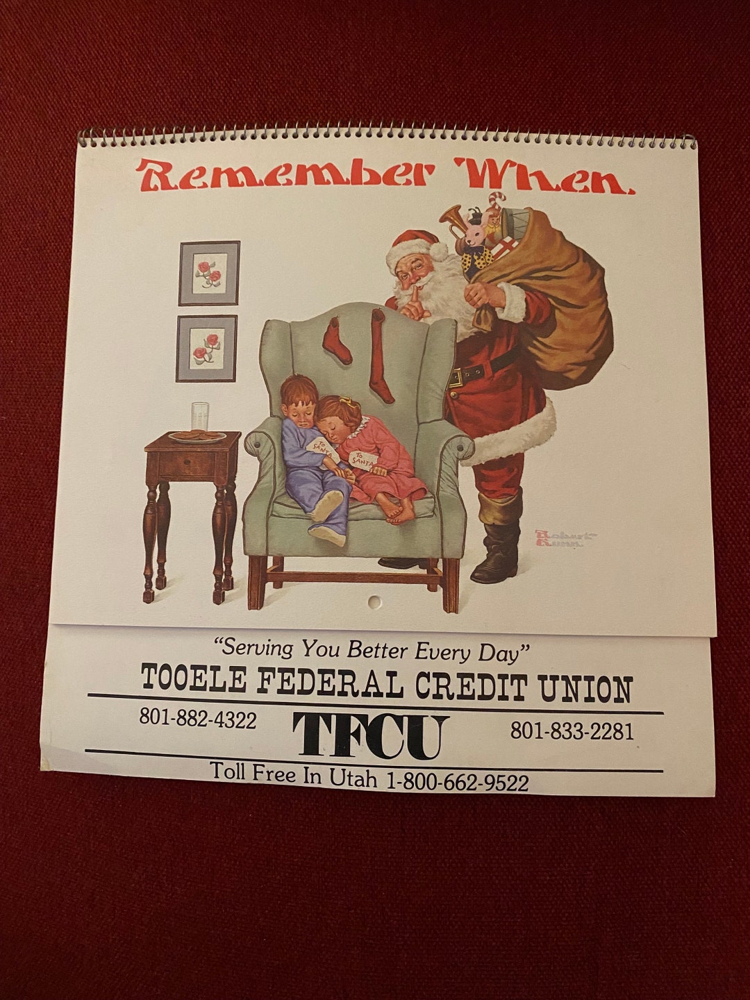 1989 Advertisement Calendar Featuring Robert Gunn Art (paper) - Etsy