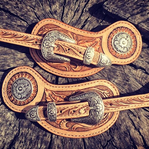 Custom Leather Spur Straps | Etsy