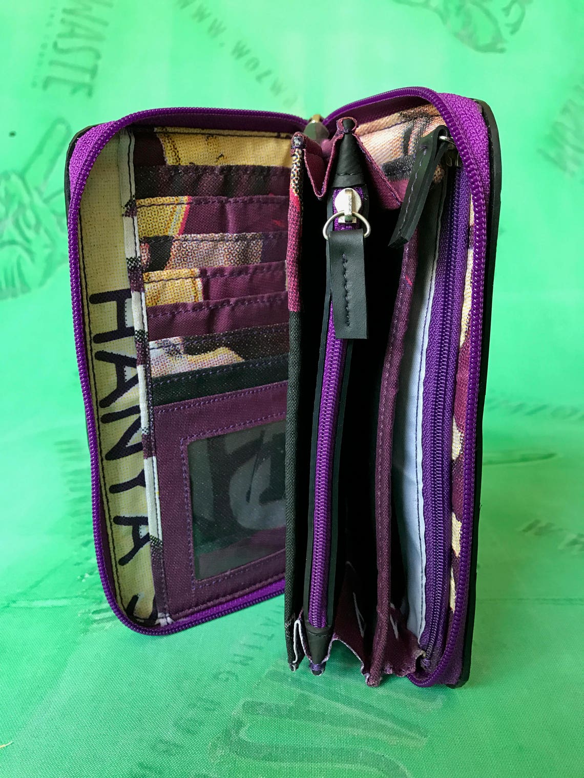 Inner Tube Long Purse, Vegan Purse, Upcycled Purse, Fair Trade Purse ...