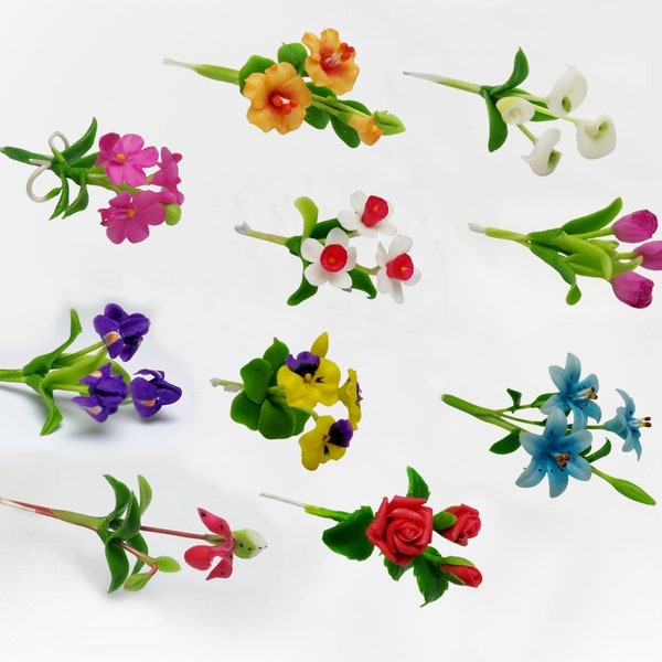 Miniature Flowers - Etsy