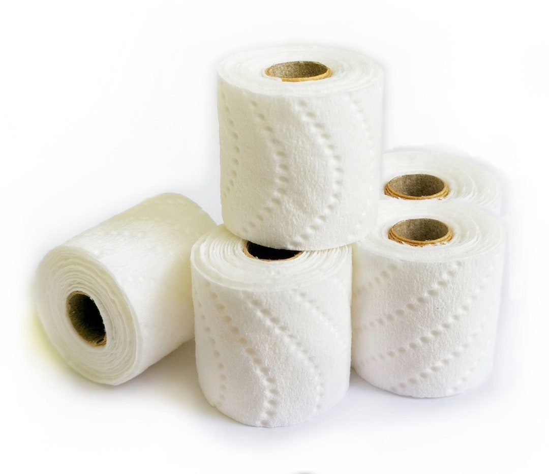 6pcs 1:6 Scale Dollhouse Miniature Accessories Tissue Paper Rolls ...