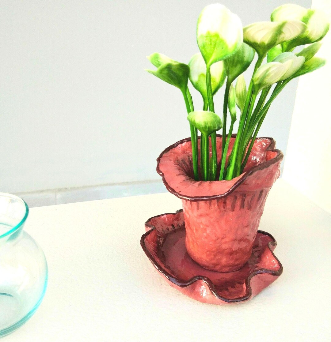 Planter,carving Pot, Handmade Pot, Home Decor,flowers Pot,indoor Pot ...