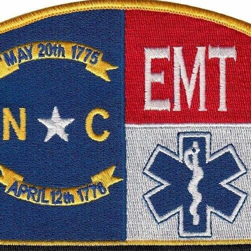 North Carolina State Flag Patch 4.20l X 2.25h - Etsy