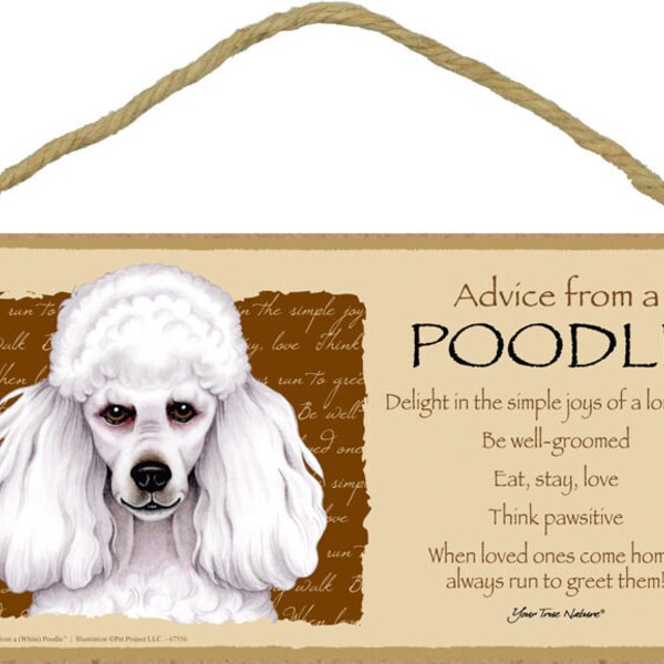 Poodle Sign - Etsy