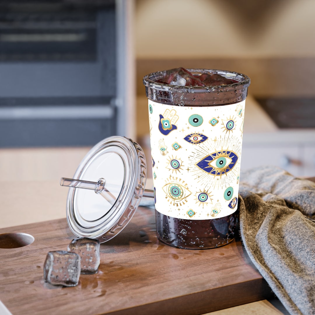 Suave Acrylic Cup Evil Eye AKA Ojo - Etsy