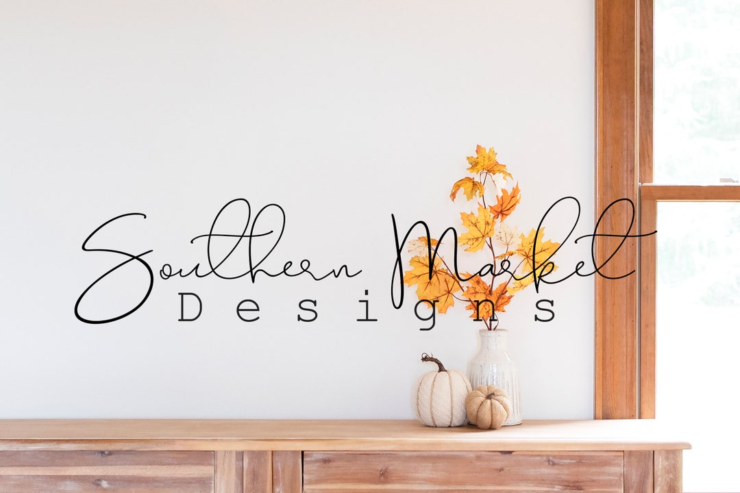 Fall Blank Wall Mock up Wall Mock up Add Your Sign Mock up Farmhouse ...
