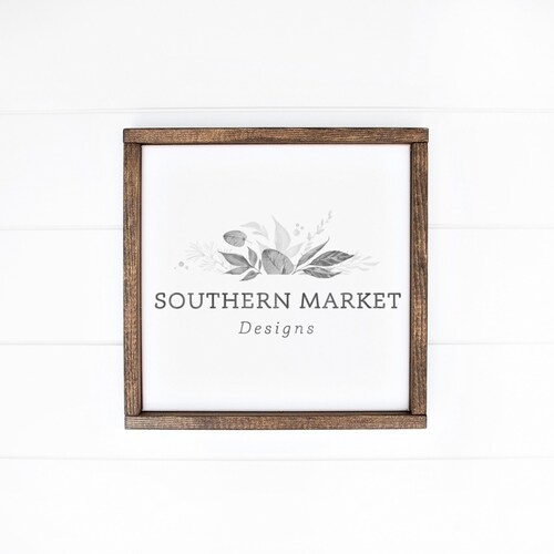 Wood Stained Sign Mock up Instant Download Flat Lay - Etsy