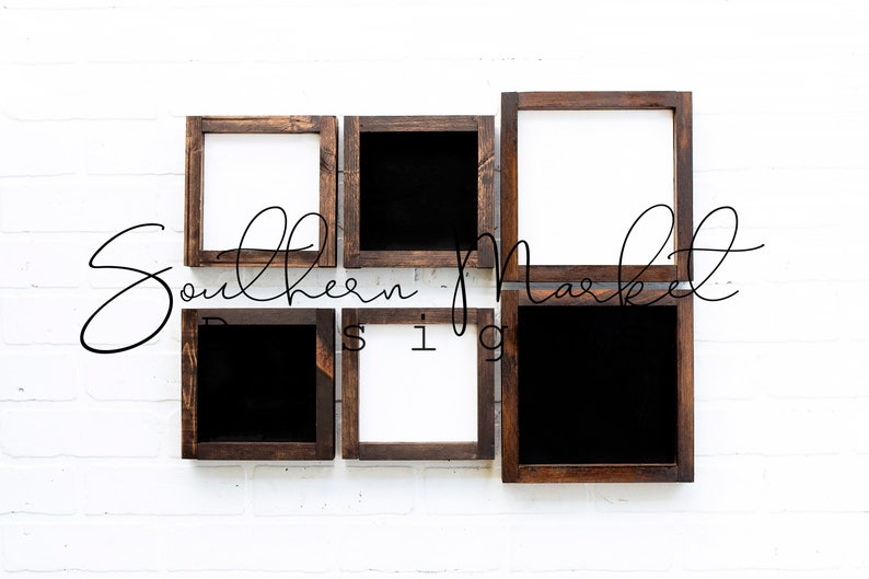 6x6 8x8 Multiple Sign Mock up Blank Wood Sign Wood Sign - Etsy