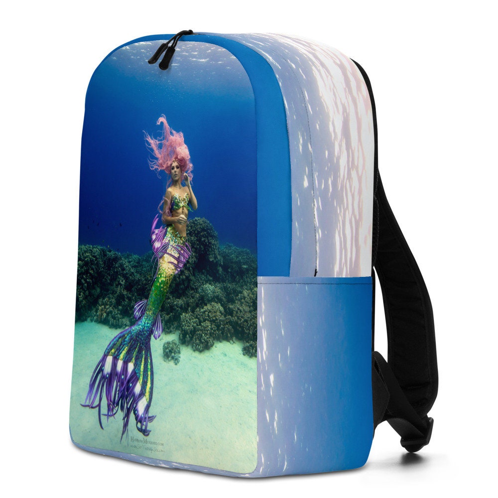 Backpack - Pink Mermaid - Etsy
