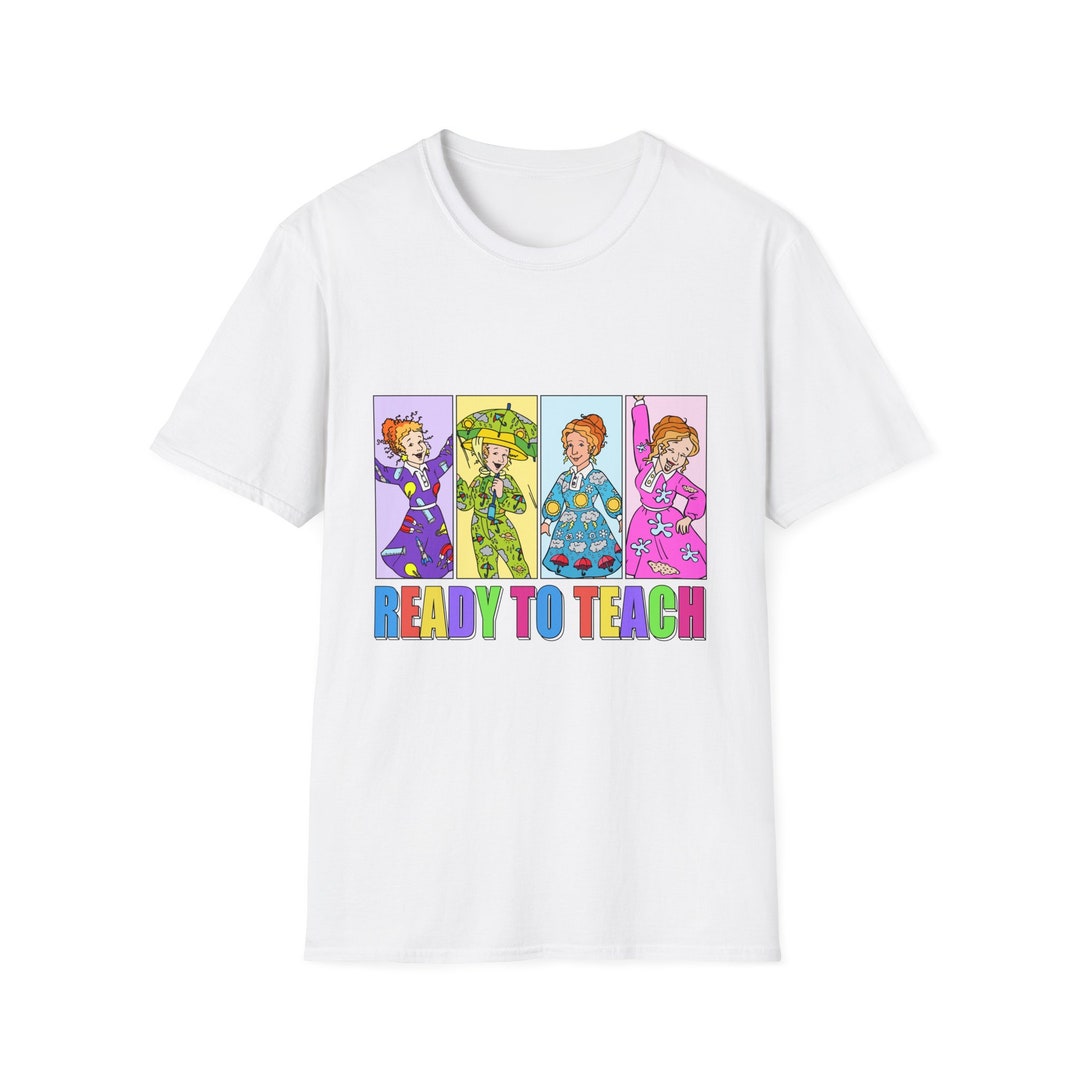 Magic School Bus Unisex Softstyle T-shirt Ms. Frizzle - Etsy