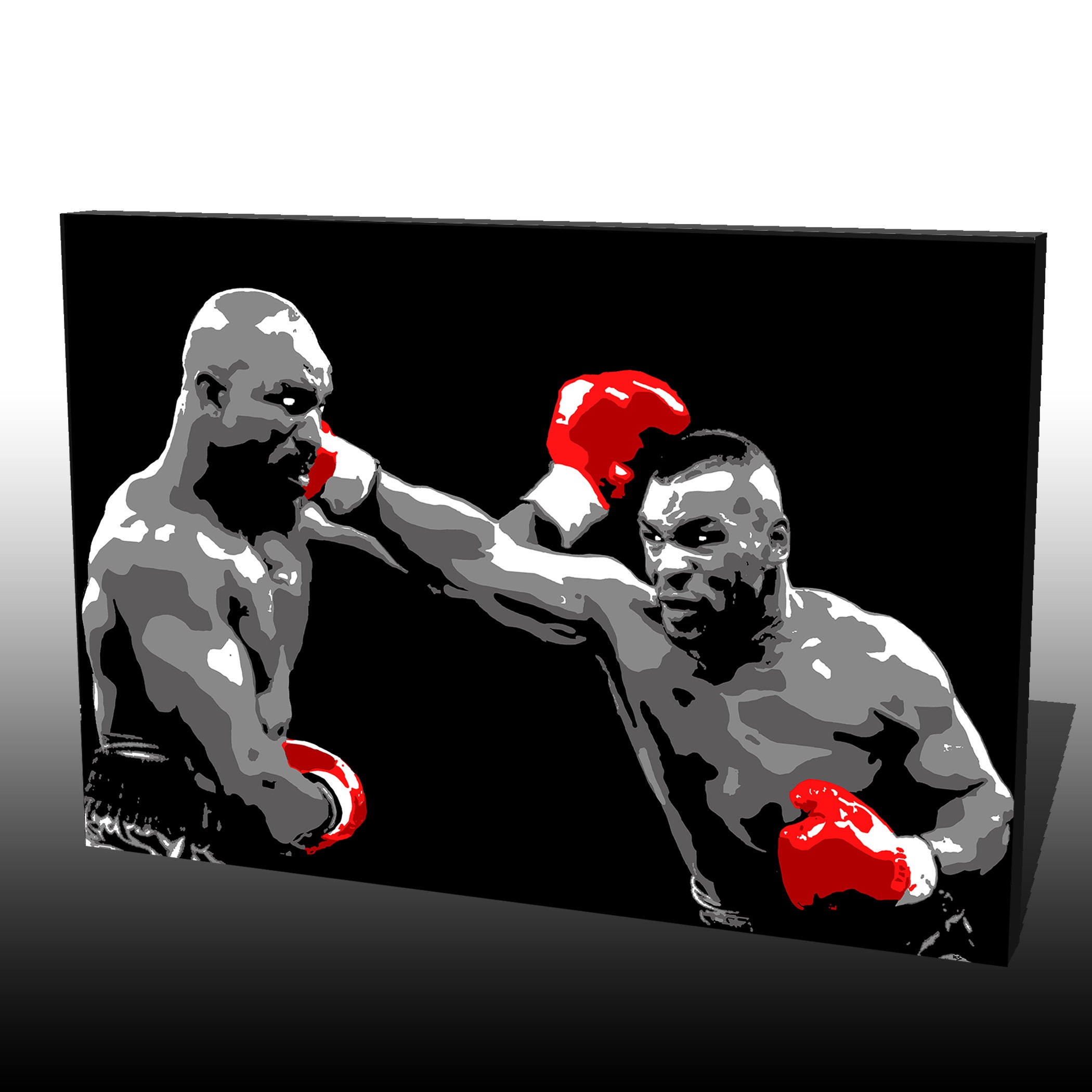 Evander Holyfield Ear On Canvas