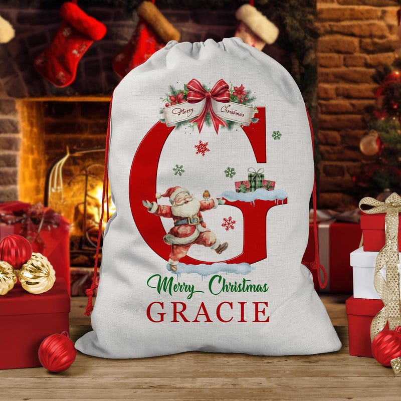 Santa Sack - Etsy