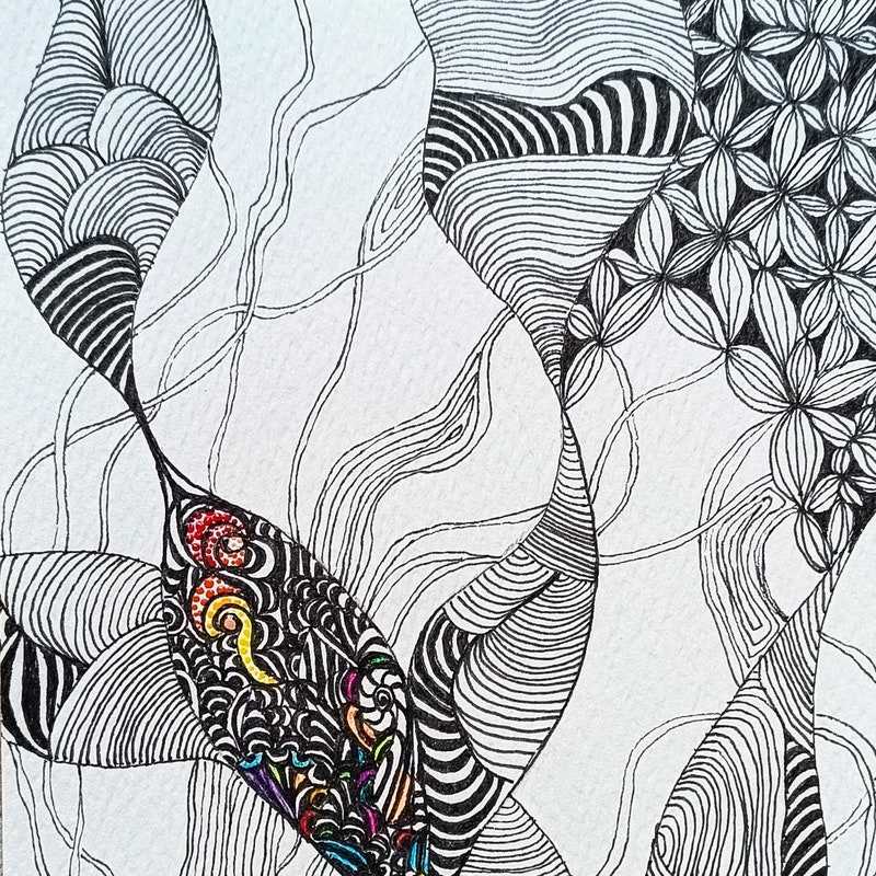 Abstract Drawings - Etsy