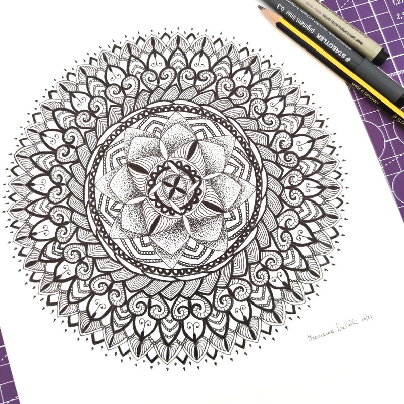 Mandala Artwork - Etsy