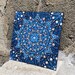 Blue Dot Mandala Original Painting Acrylics on Canvas Board Mandala ...