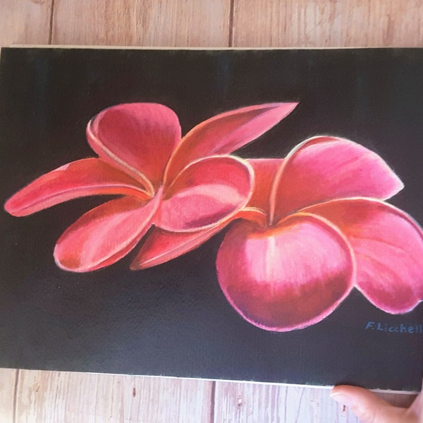 Frangipani Painting - Etsy