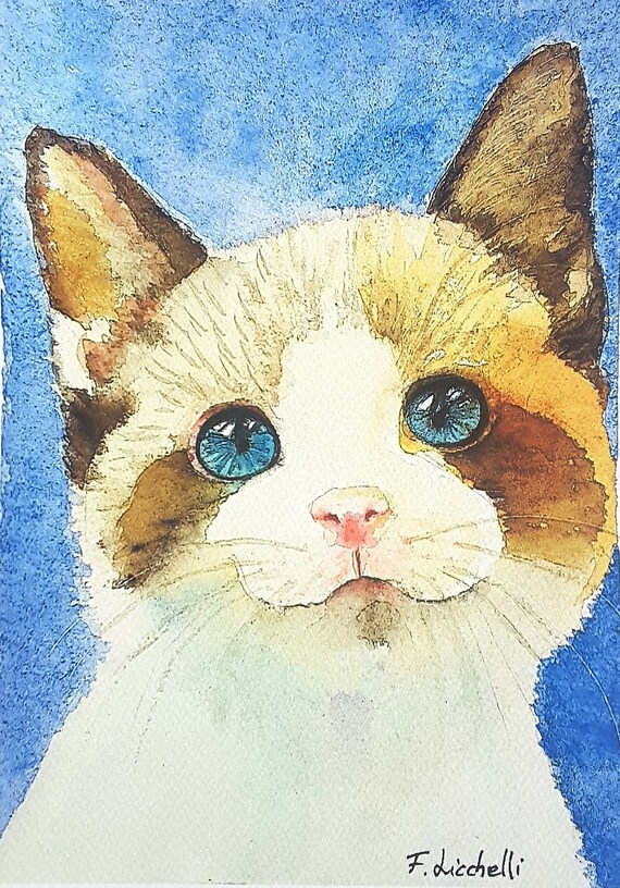 Print Traceable Kitten