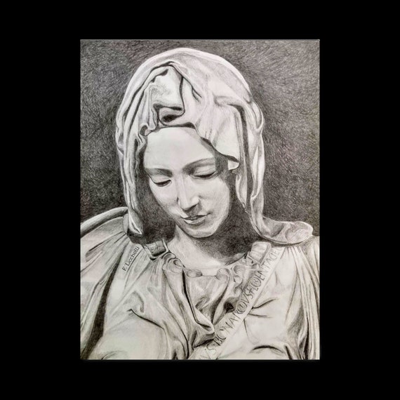 Michelangelo Pieta Drawing
