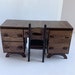 Mid Century Modern 1:12 Scale Miniatures. Desk and Chair Dollhouse ...