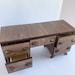 Mid Century Modern 1:12 Scale Miniatures. Desk and Chair Dollhouse ...