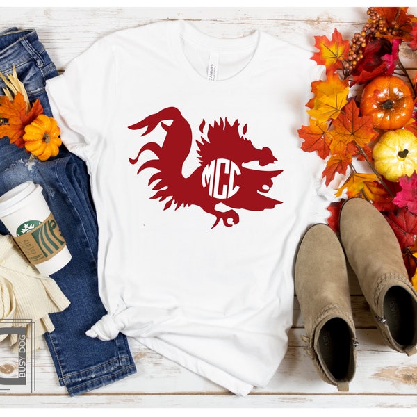 Gamecock Monogram - Etsy