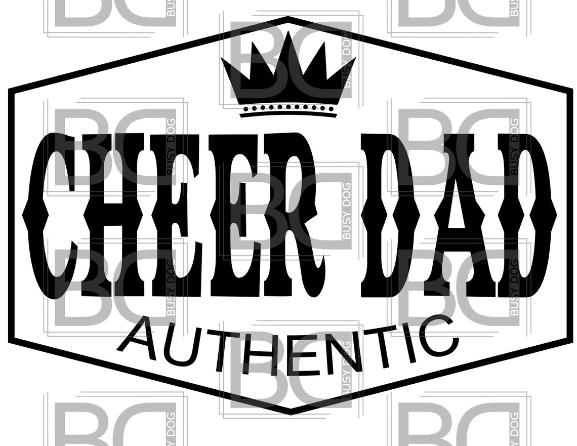 Cheer Dad Authentic digital File Only - Etsy
