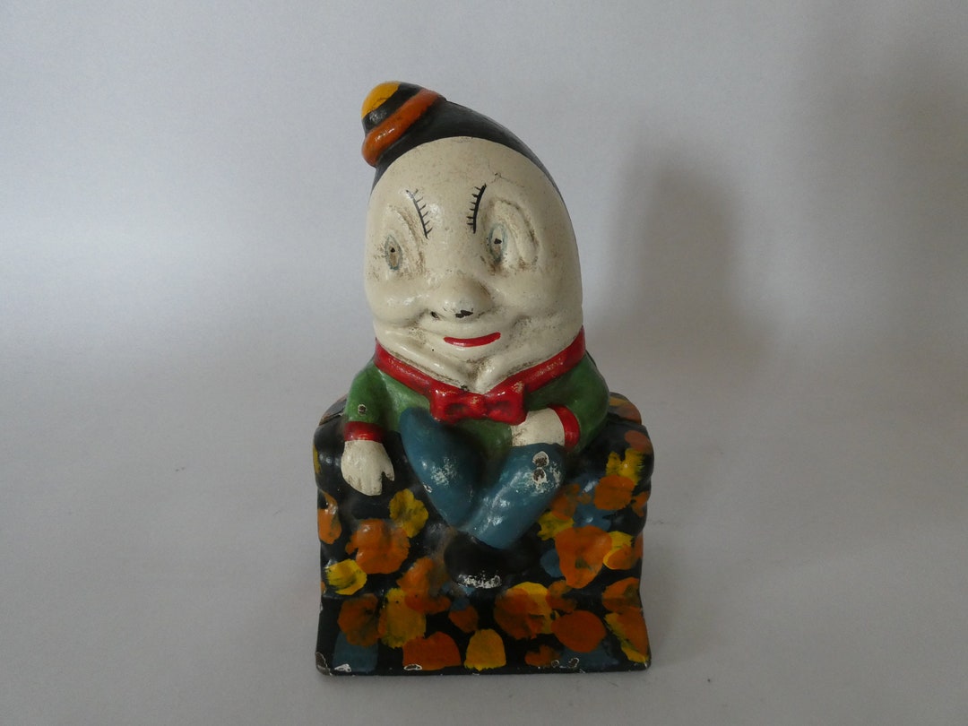 Mid Century Cast Iron Humpty Dumpty Money Box 0723002-2689 Please ...