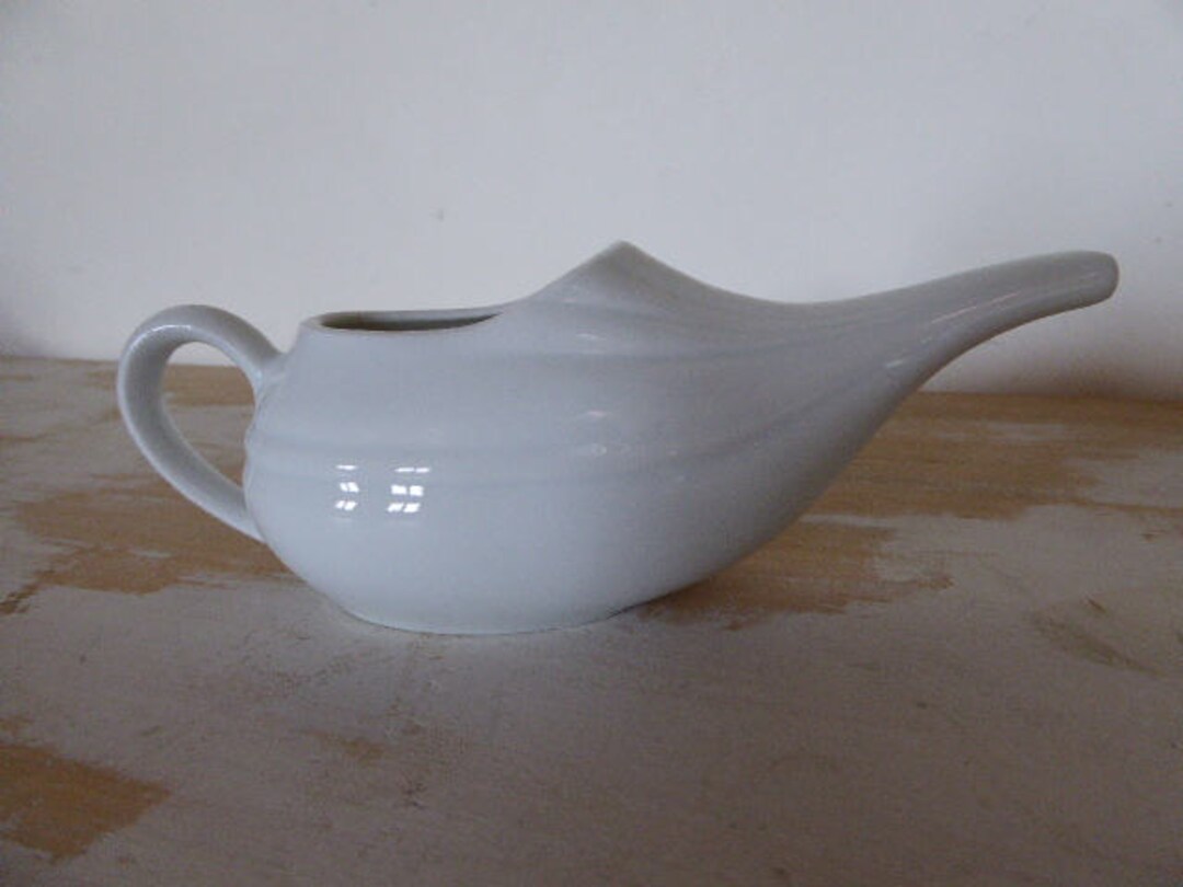 Vintage French Porcelaine Invalid Feeder, Baby Feeder, Kitchenalia ...
