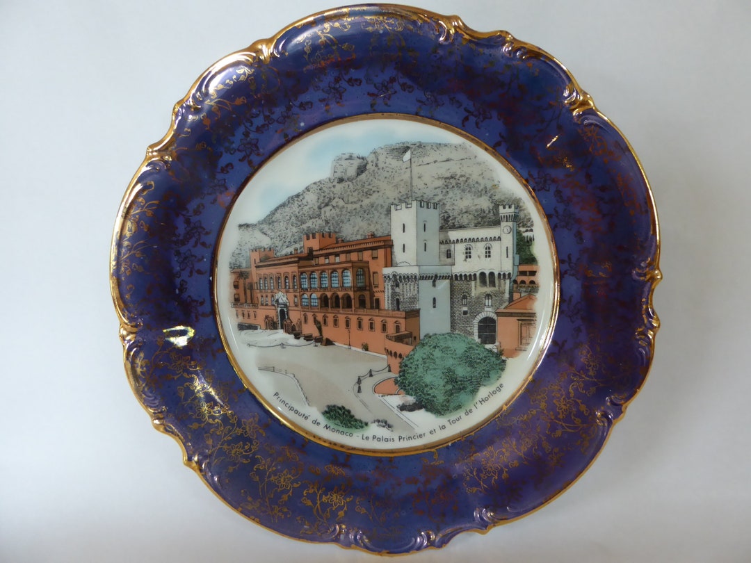 Vintage German Decorative Porcelain Plate Depicting Principauté De ...