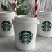 Mini Starbucks Cups | Etsy