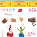 Lohri Dance Stickers - 12 Stickers on 1 Sticker Sheet - Bhangra ...