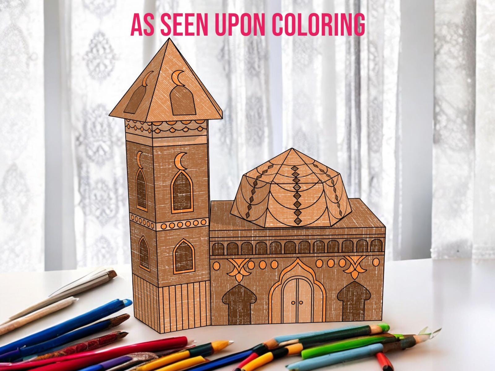 Ramadan Kids Craft Activity Mosque / Masjid | رمضان | Ramadan Kids ...