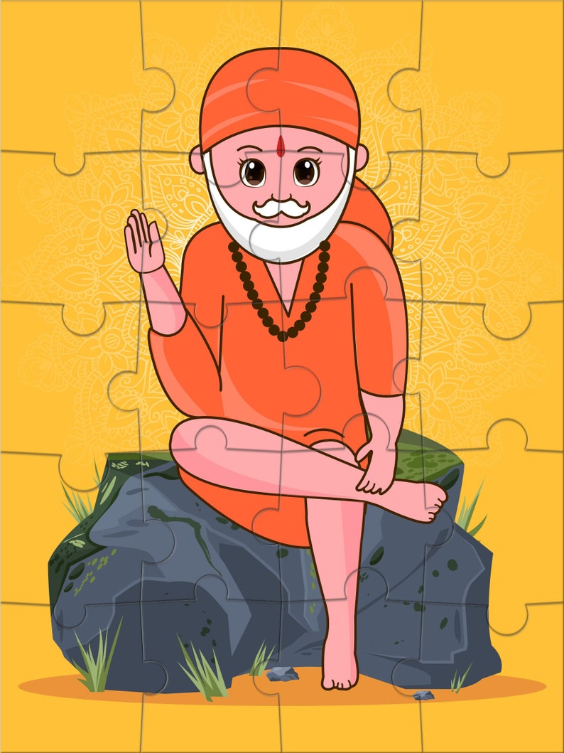 Shirdi Sai Baba - 8 X 6 Inches - Made in USA - Puja Return Gift ...