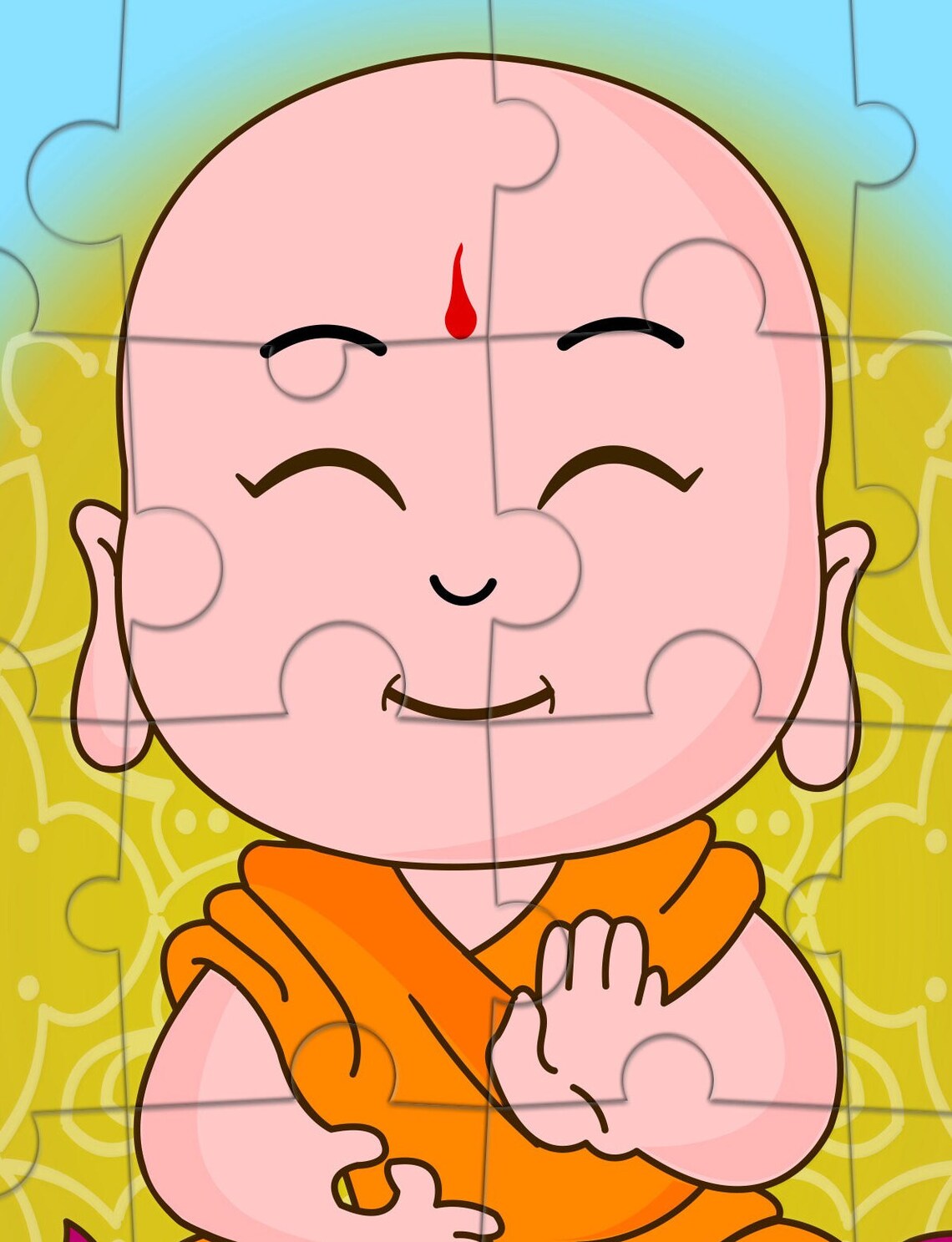 Lord Buddha Puzzle Game - 8 X 6 Inches - Made in USA - Etsy
