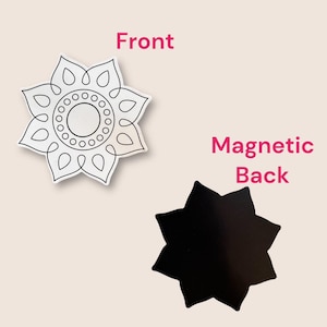 Rangoli Fridge Magnet Coloring Kit for Kids, Diwali Favors for Children ...