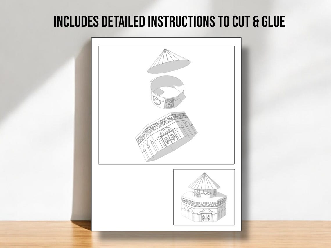 Ramadan Kids Craft Activity Mosque / Masjid | رمضان | Ramadan Kids ...