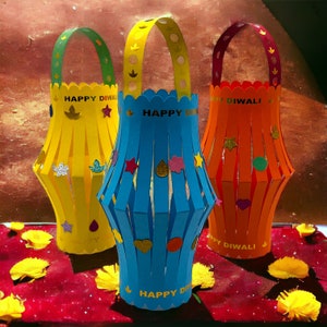 DIY Diwali Lantern Craft Kit - Makes 5 Lanterns - Kids Craft Activity ...