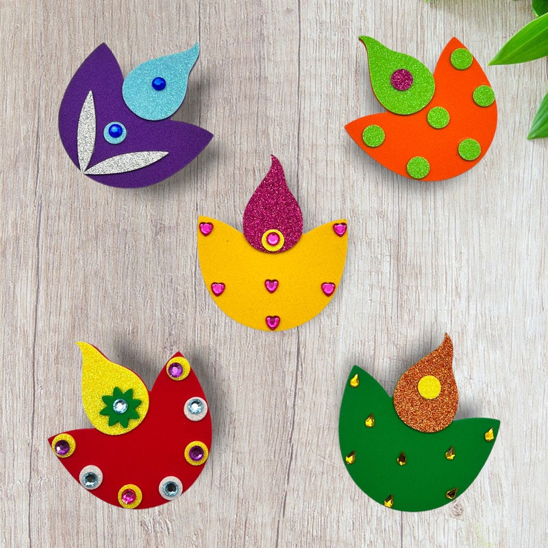 Diya Diwali Craft Kit - Etsy