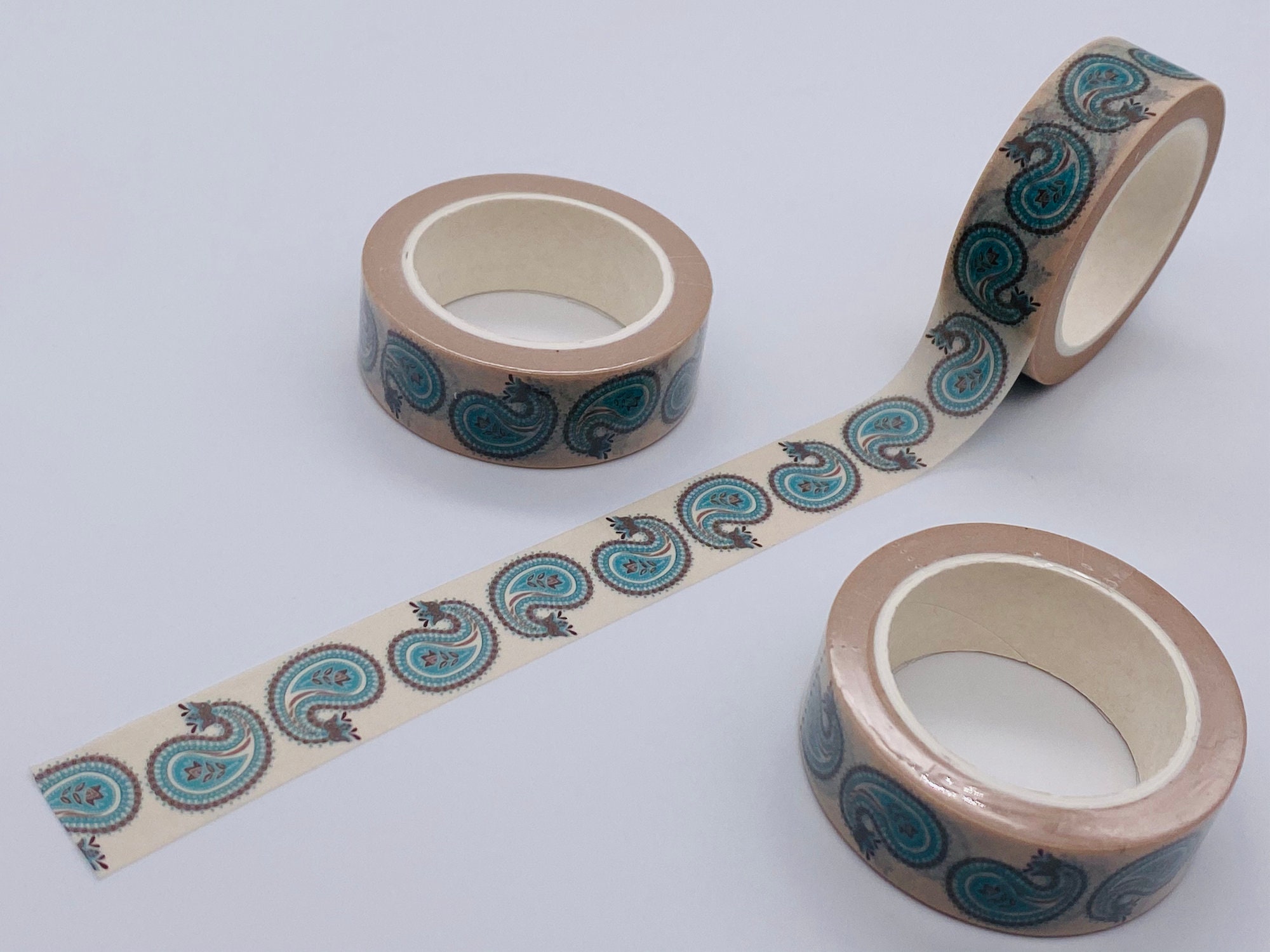 Washi Tape Paisley Washi Tape Henna Design | Etsy