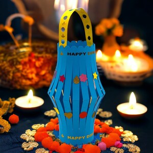 DIY Diwali Lantern Craft Kit - Makes 5 Lanterns - Kids Craft Activity ...