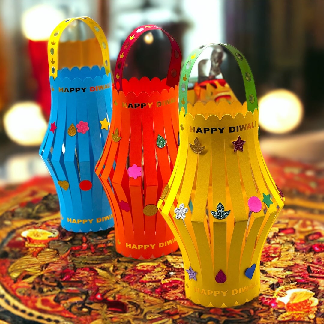 DIY Diwali Lantern Craft Kit - Makes 5 Lanterns - Kids Craft Activity ...