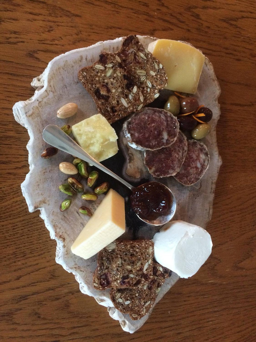 Petrified Wood Cheese Board Fossil Display Piece Petrify Wood Plates ...