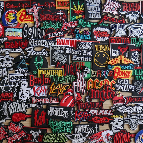 Buy Rock Band Patches - Etsy